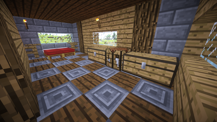 Building Willage - Wooden Houses Minecraft Map