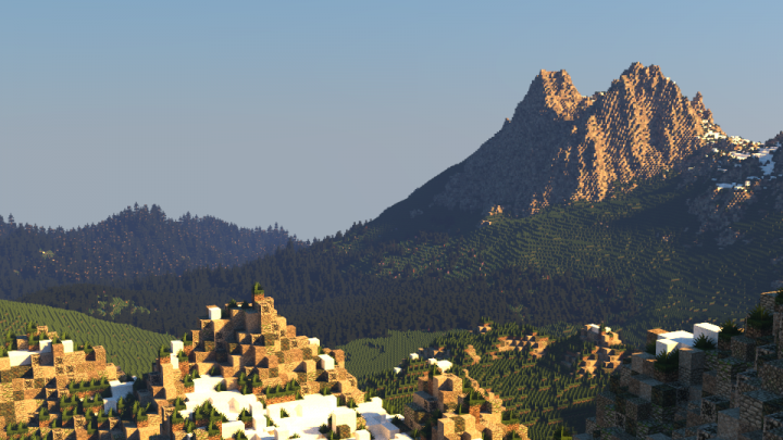 Mountain location (in progress) Minecraft Map
