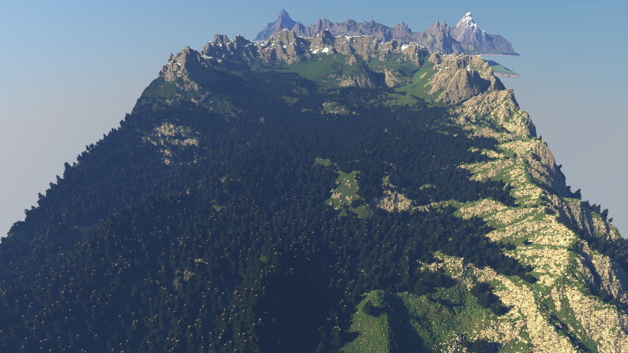 Mountain location (in progress) Minecraft Map
