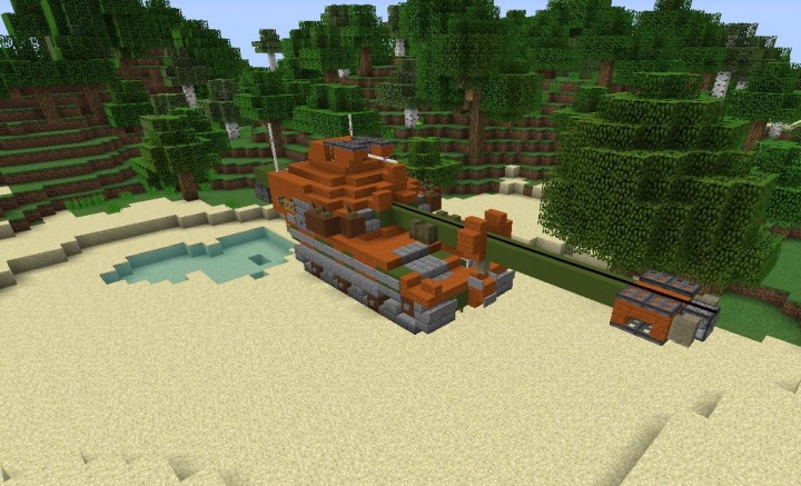 AHS Krab Polish 155mm self propelled howitzer Minecraft Map