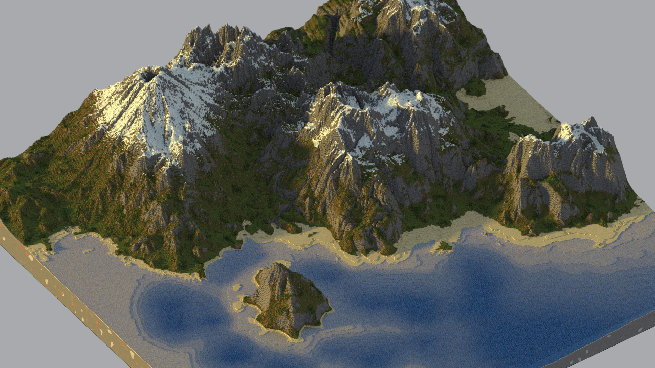 Coastal Region Minecraft Map