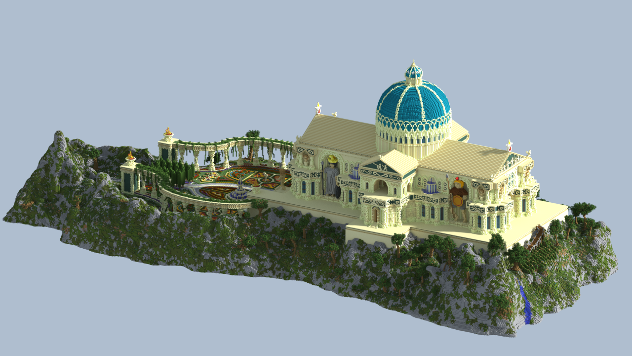 Temple of the Holy Fountain Minecraft Map