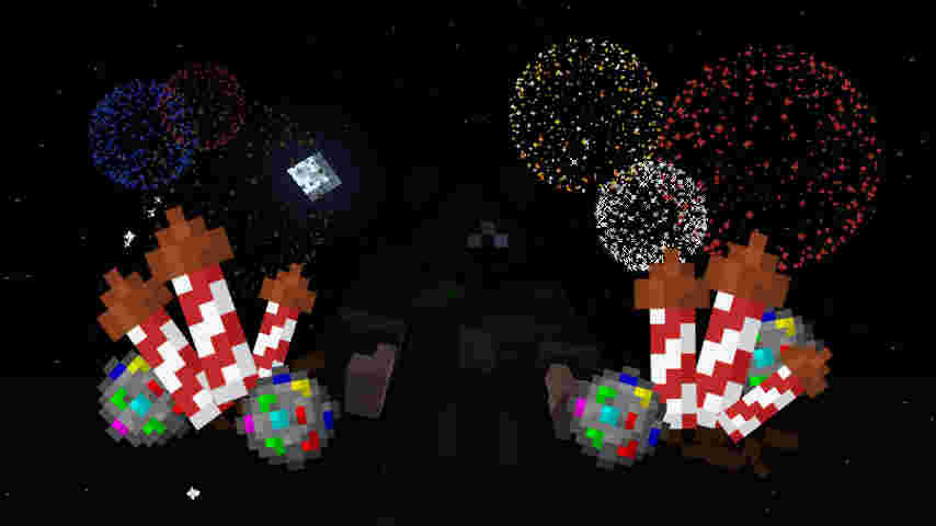 New Year's Fireworks! Minecraft Data Pack