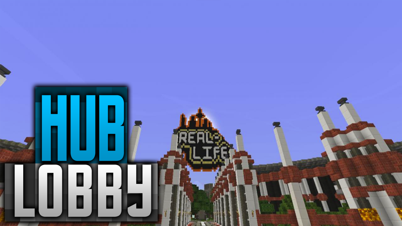 Hub Lobby [ Reallife,Games,Info and PvP] Minecraft Map