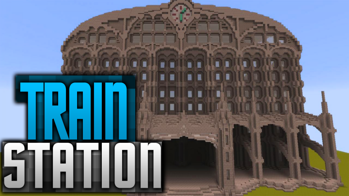 Train station Minecraft Map