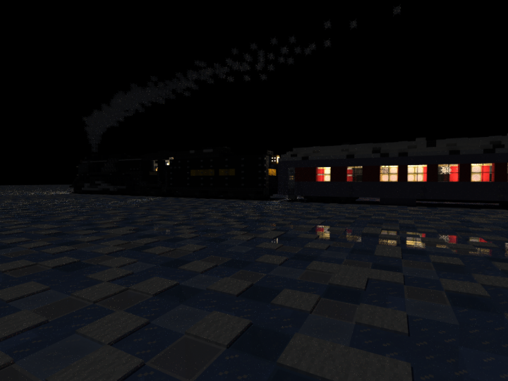 Polar Express Train Recreation Minecraft Map