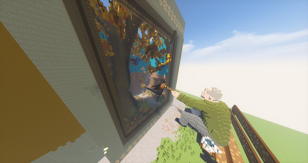 ~Natures Painting~ huge organics build Minecraft Map