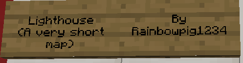 Lighthouse (a short map) Minecraft Map