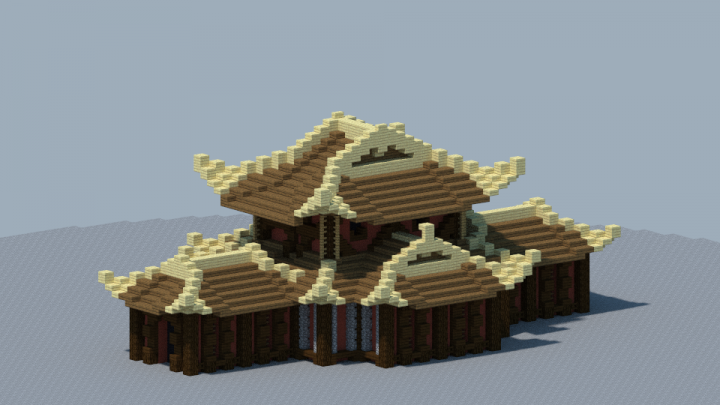 Big Oriental House Minecraft Map