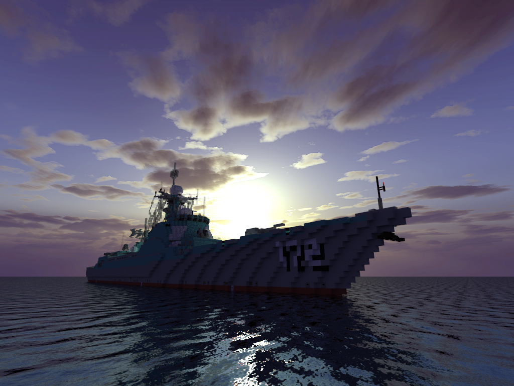 Type 052D destroyer - Kunming class Minecraft Map