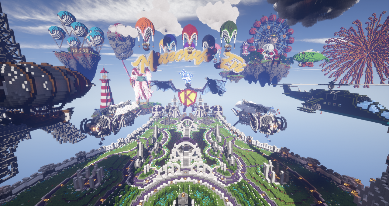 MinecraftEvi Server Hub By CemreK. Artworks Minecraft Map
