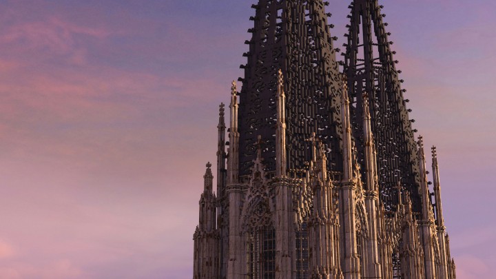 3:1 scale Cologne Cathedral Minecraft Map