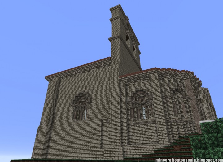 Replica Minecraft of the Hermitage of San Pantaleón de Losa, Burgos ...