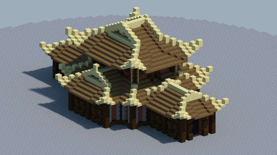 Big Oriental House Minecraft Map