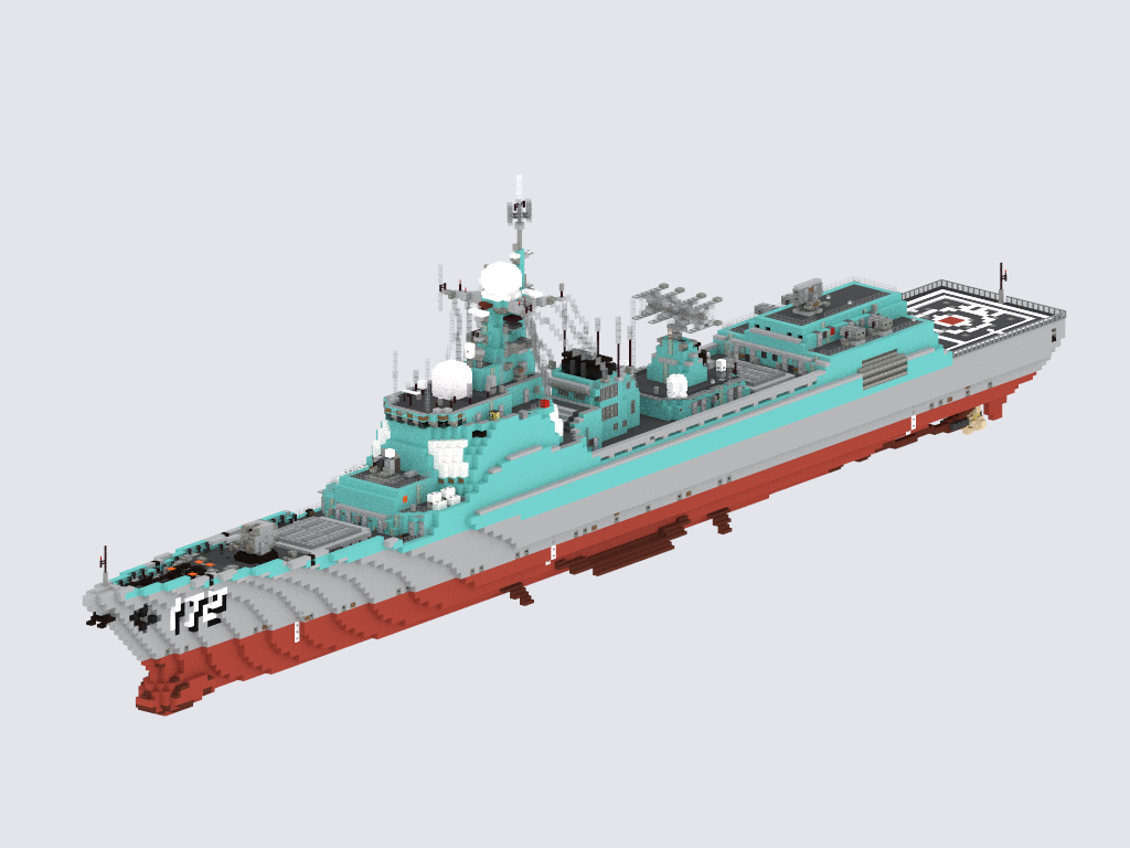 Type 052D destroyer - Kunming class Minecraft Map