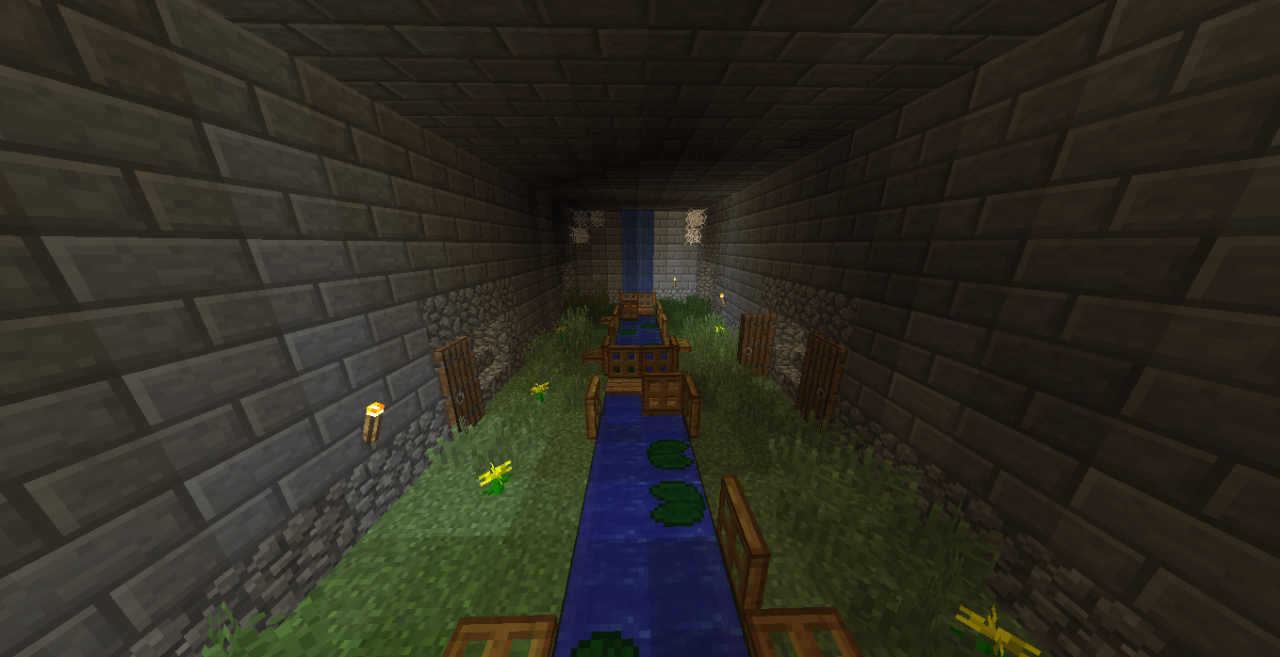Underground Ancient Water Temple Minecraft Map