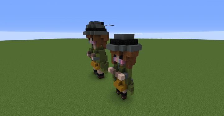 2 Variations of a Girl Minecraft Map