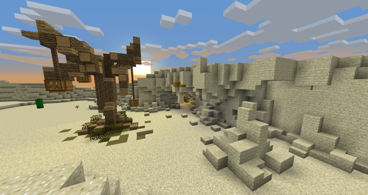 Desert Base Minecraft Map