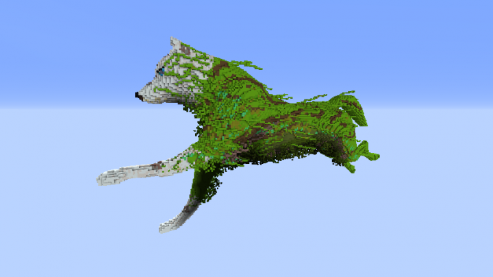 Magical forest wolf. Minecraft Map