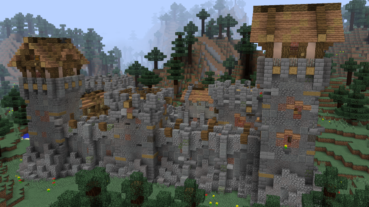 KONKERIDO FORT || Small Detailed Medieval Fort Minecraft Map