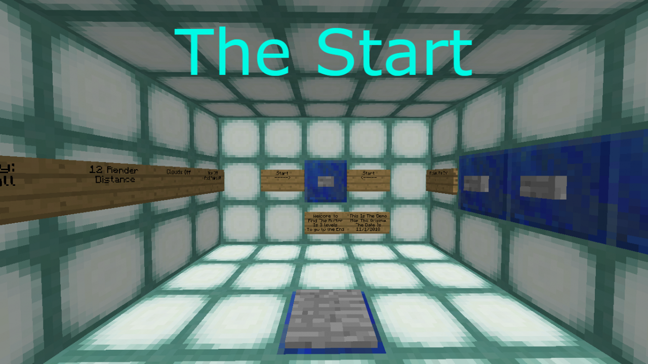 Find The Button Classic ( Original ) Minecraft Map