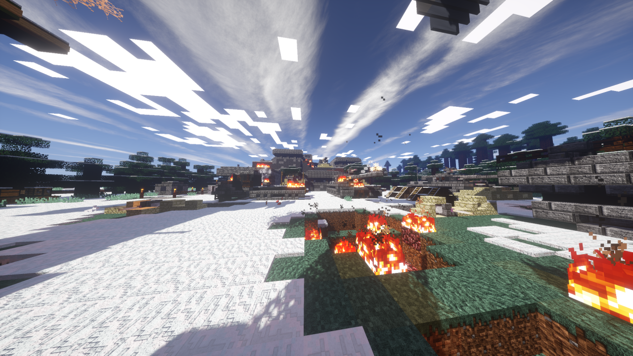 WW2 THEMED TUNDRA BATTLE Minecraft Map