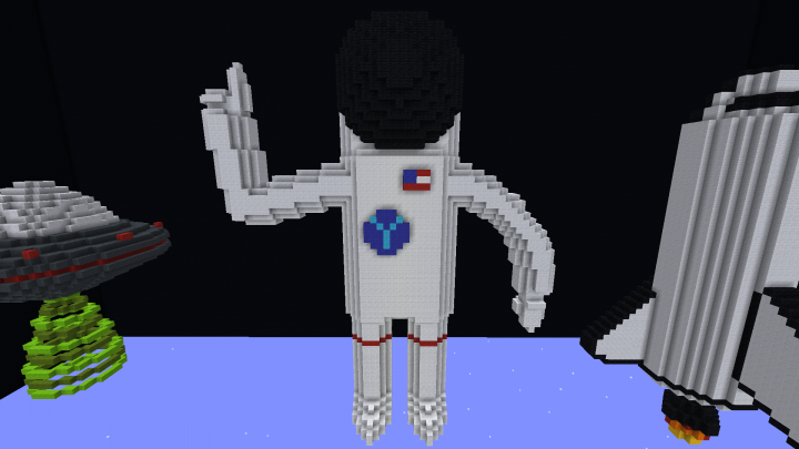 Outer Space Burning Map: Burning Map for PopularMMOs!!! Minecraft Map