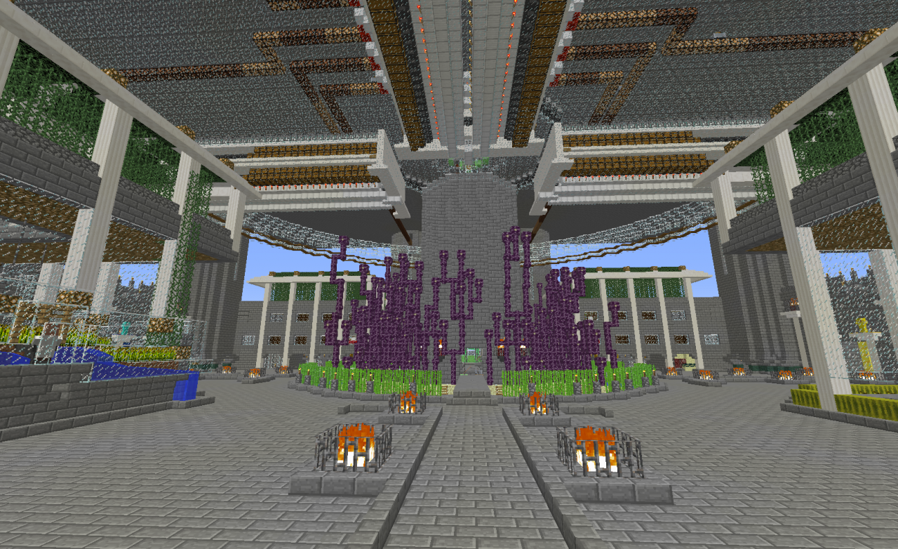 Server City Center / 540 auto sorter pre 1.14 updated Minecraft Map