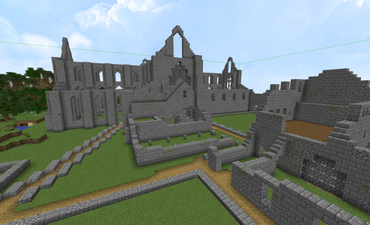 Tintern Abbey, Monmouthshire, Wales Minecraft Map