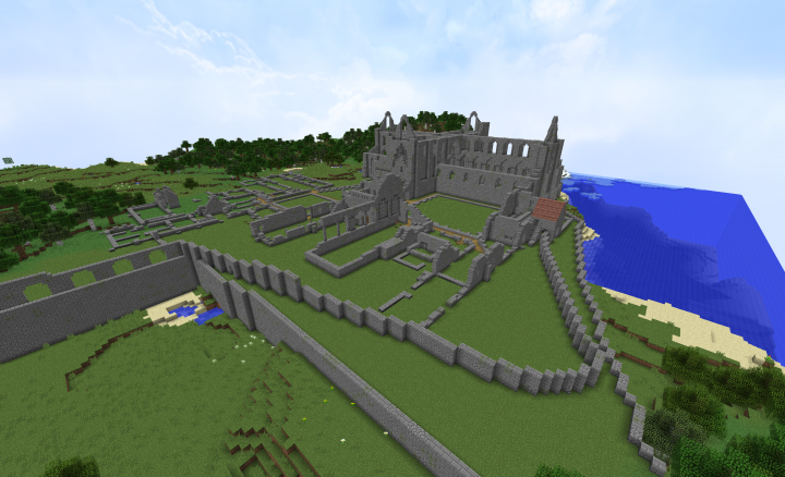 Tintern Abbey, Monmouthshire, Wales Minecraft Map