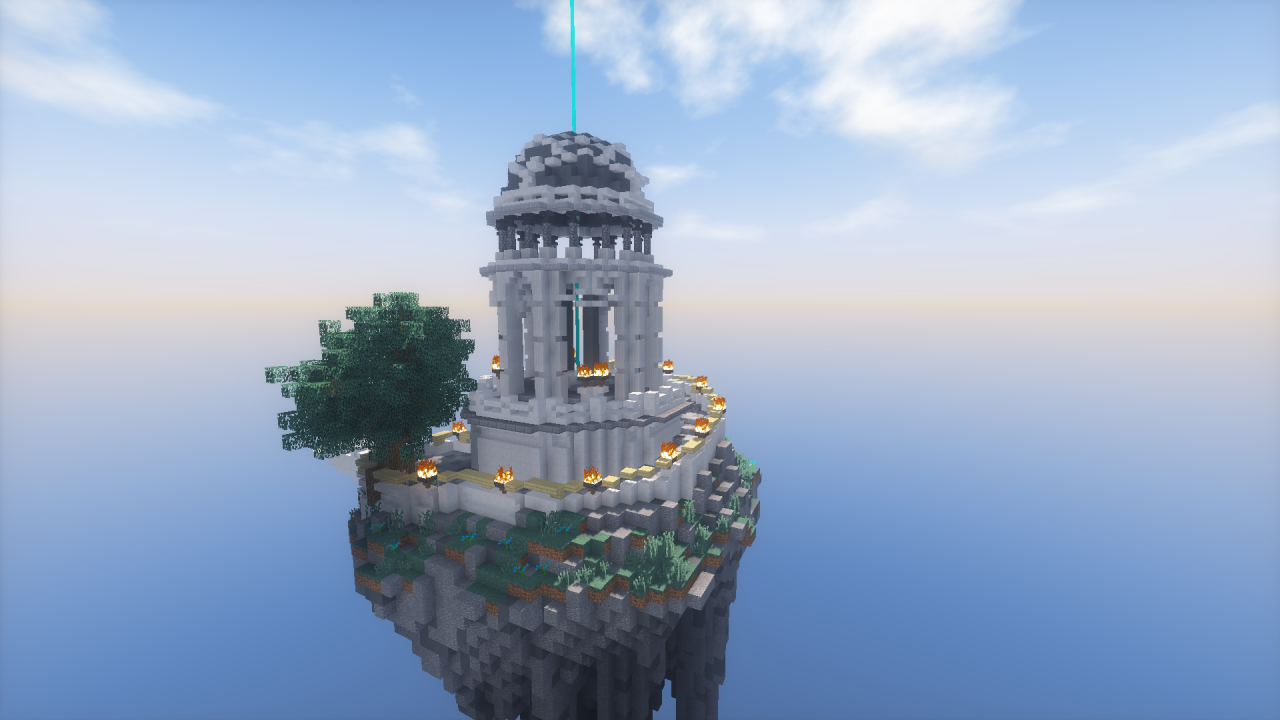 Sky-Spawn - Ancient/fantasy pavilion Minecraft Map