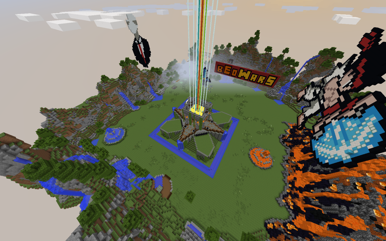 Spawn for BEDWARS --- server ---> mc.robencraft.it Minecraft Map
