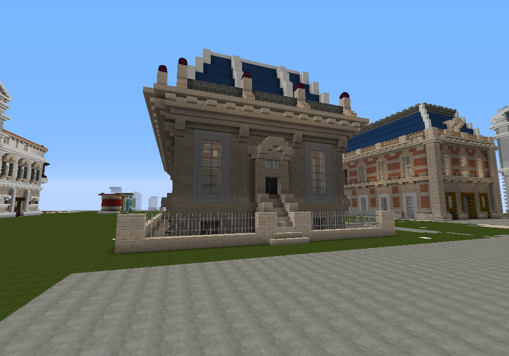 French styled structure Minecraft Map
