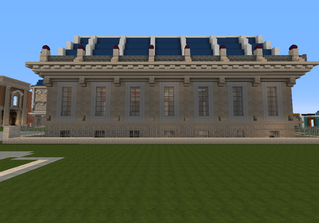 French styled structure Minecraft Map
