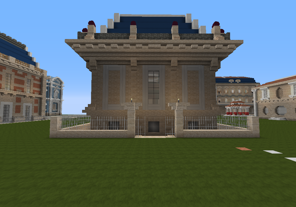 French styled structure Minecraft Map