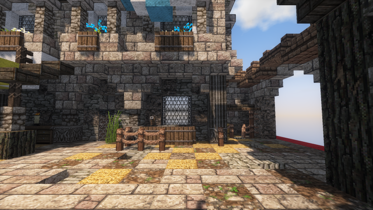 Small Medieval Market Place Build Idea Minecraft Map
