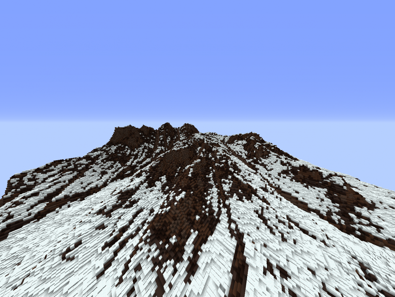 snow terrain Minecraft Map