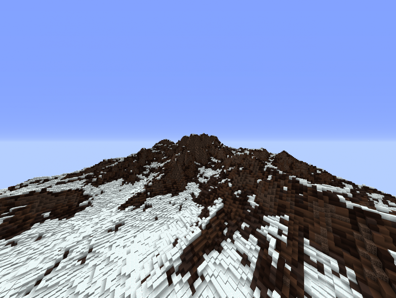 snow terrain Minecraft Map
