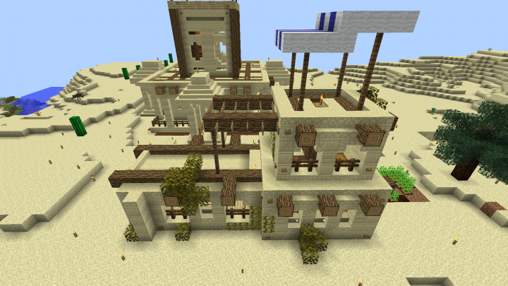 Small Desert House Minecraft Map