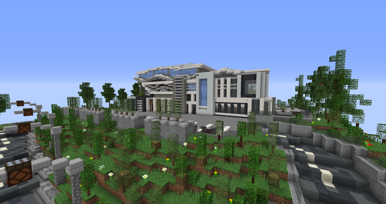 Modern Office Building By PinguPals Minecraft Map