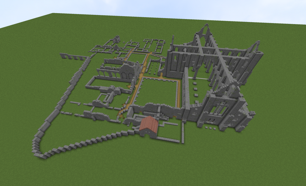 Tintern Abbey, Monmouthshire, Wales Minecraft Map