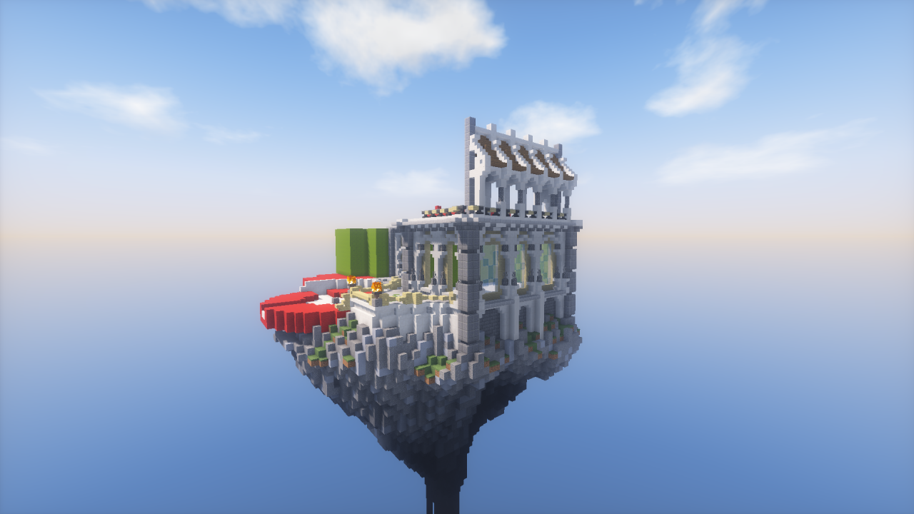Small Server Spawn-Floating Island Minecraft Map
