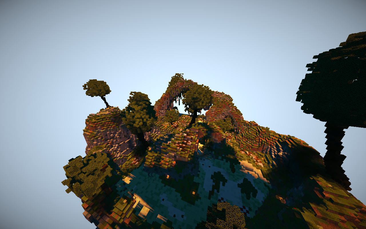 Large Skyblock Spawn Minecraft Map