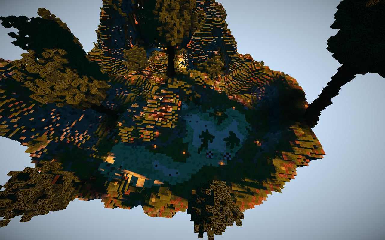 Large Skyblock Spawn Minecraft Map