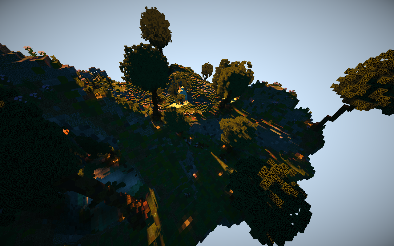 Large Skyblock Spawn Minecraft Map