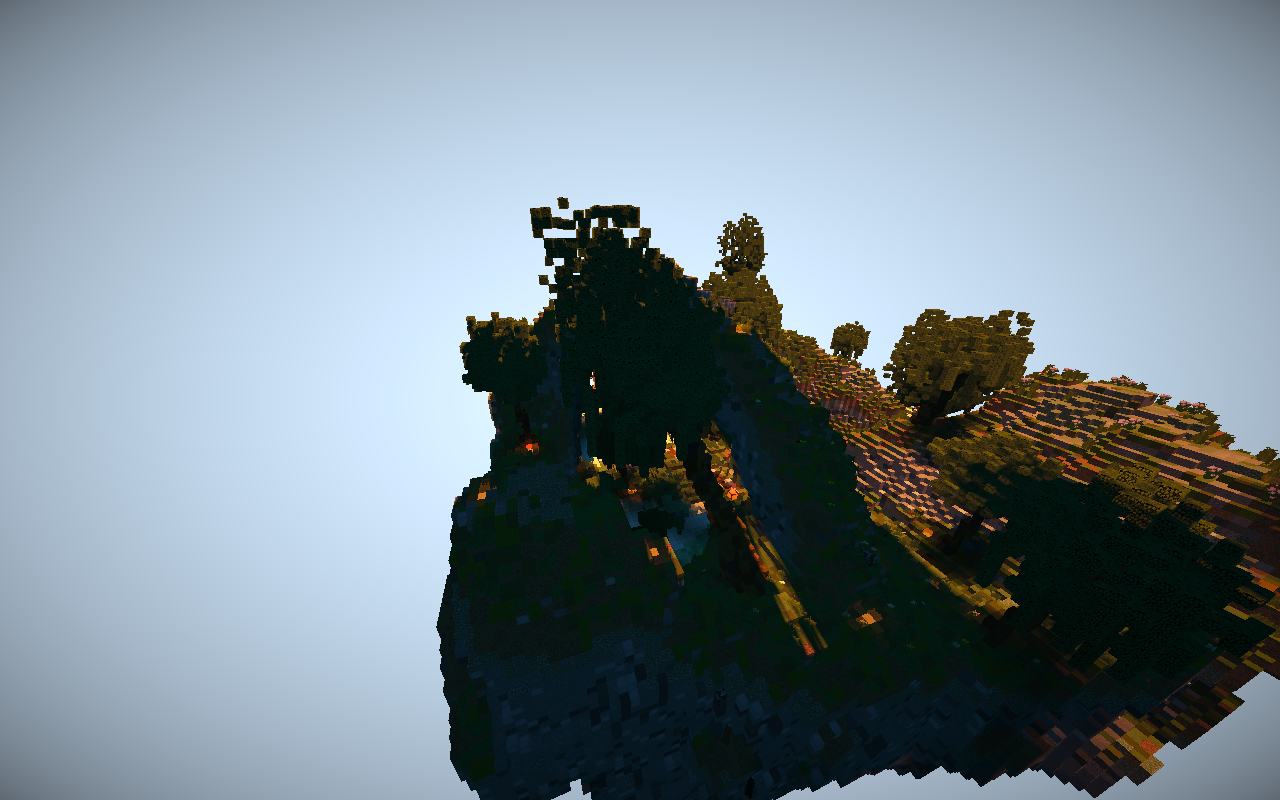 Large Skyblock Spawn Minecraft Map