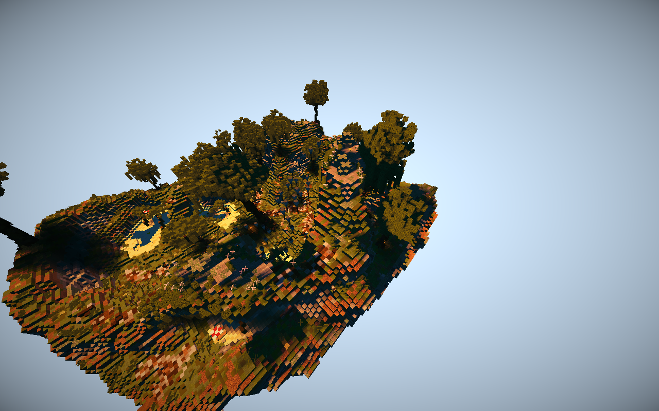 Large Skyblock Spawn Minecraft Map