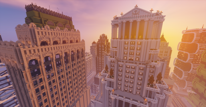 Old Style Skyscrapers Minecraft Map