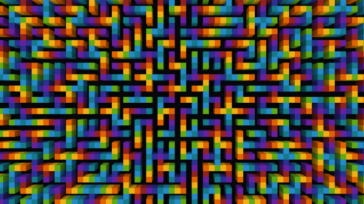 rainbow maze 2.0 Minecraft Map