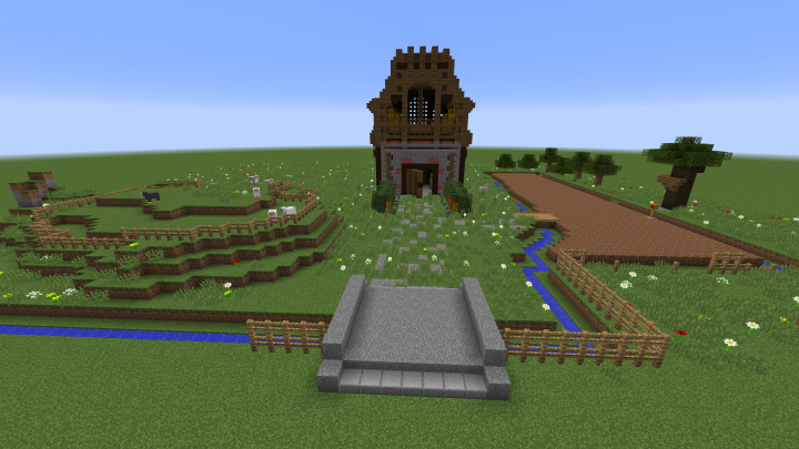 Alte Scheune, old barn Minecraft Map